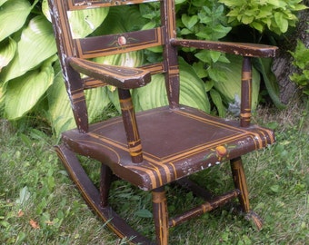 1940s rocking chair | Etsy