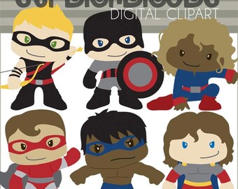 Ninja Clipart Set Personal and Limited Commercial Cute Boy