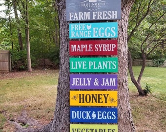 Farm stand sign | Etsy
