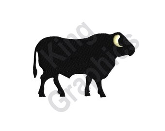 Bulls embroidery | Etsy