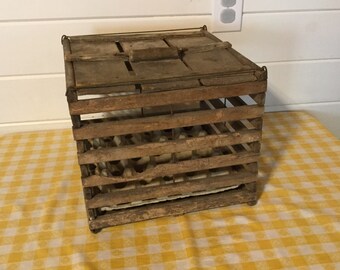 Vintage wood crates | Etsy