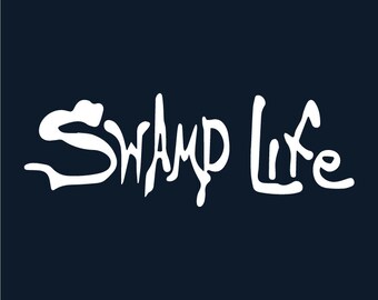 Vinyl Car Decal Swamp Life With Florida-Gators-UF-Go