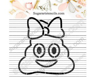Poop stencil | Etsy