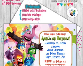 Inside out invite | Etsy