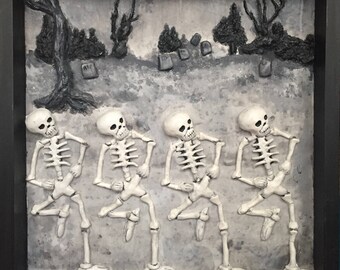 Knitting Pattern for Skeleton Dance Cowl