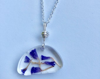 Forget Me Not Necklace // Personalized in Sterling Silver and