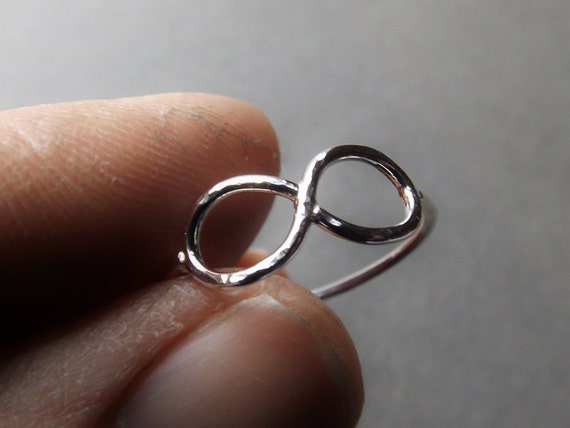 Minimalist Infinity Ring Forever Ring Stacking Ring