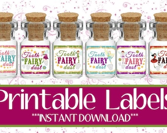 Fairy Dust Labels INSTANT DOWNLOAD