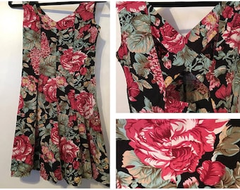 90s floral dress | Etsy
