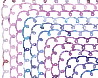 Purple borders | Etsy