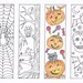Coloring Bookmarks Halloween coloring bookmarks PDF