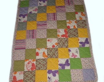 Patchwork blanket | Etsy