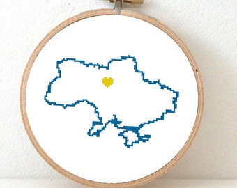 India map modern cross stitch pattern. India needlepoint with