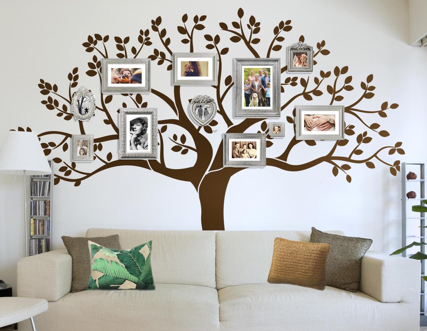 Photo Frame Family Tree Decal Wall Decals Wall Decor