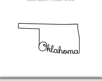 Oklahoma cut file | Etsy