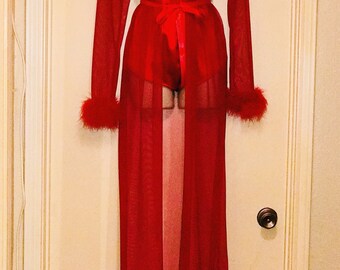 Long sleeve robe | Etsy
