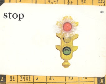 Digital vintage baby girl vocabulary flash cards / 2 by