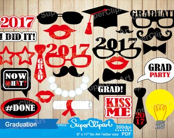 Graduation Photo Props Printable Photo Booth Props Speech