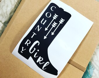 Country girl decal | Etsy