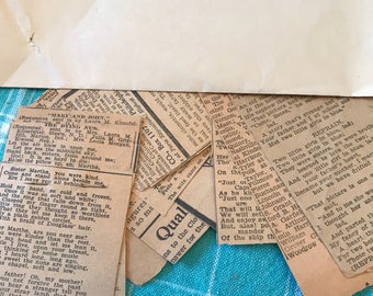 Newspaper clippings | Etsy