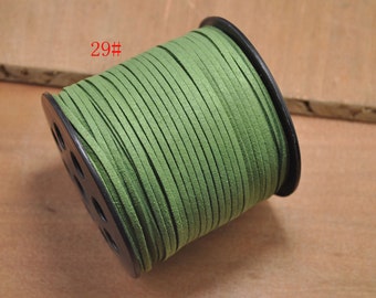 10Yards Flat Faux Suede Leather CordDIY Leather String Cord
