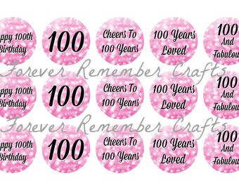 100th birthday | Etsy