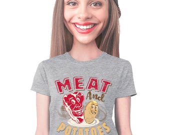 Meat and potatoes meat eaters t-shirt for meat and potato