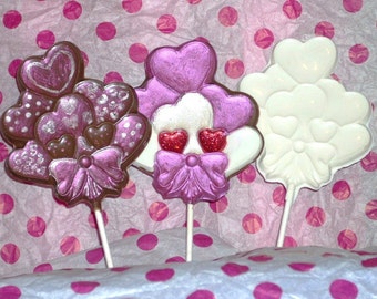 4 3D Carousel horse lollipops or favors