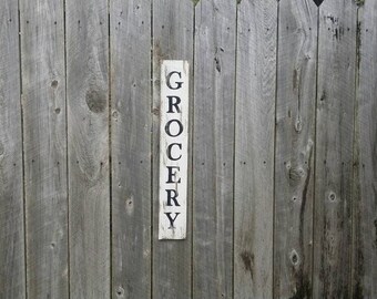 Vertical sign | Etsy