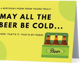 Birthday poem | Etsy