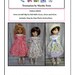 Pattern MSD1 Dress and Half Slip for BJD MSD Fit to Kaye Wiggs