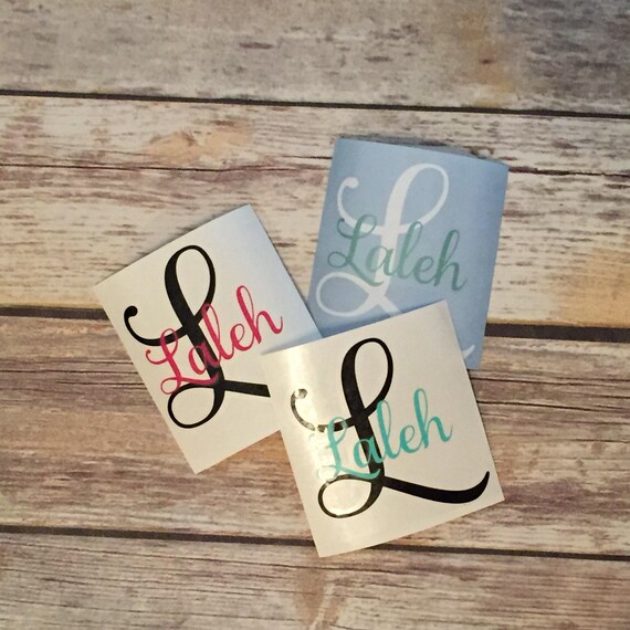 Items Similar To Yeti Decal Monogram Yeti Tumbler Decal Monogram