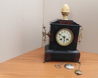 Fireplace clock | Etsy