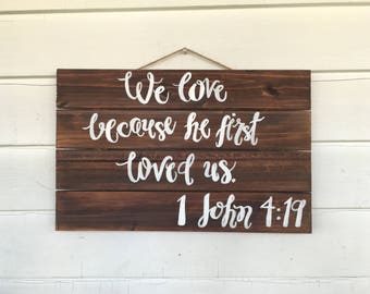 Bible verse sign | Etsy
