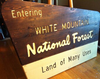 National forest sign | Etsy