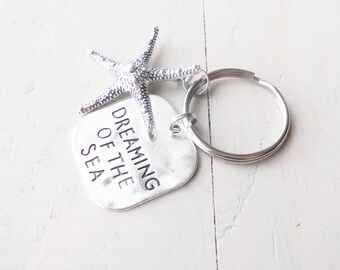 Beach Keychain Starfish Key Ring It Matters To This One