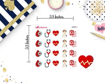Medical stickers | Etsy