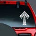Tyr Rune Viking Vinyl CAR DECAL Norse Mythology Warrior Pagan