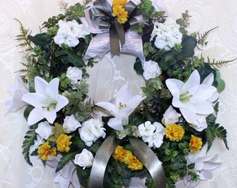 Funeral wreath | Etsy