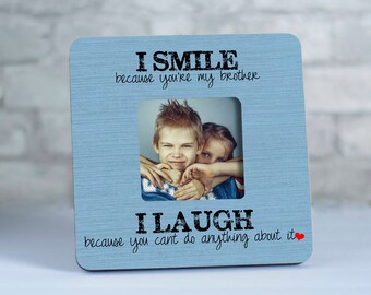 Brothers Picture Frame GIFT Personalized Brothers Frame Best