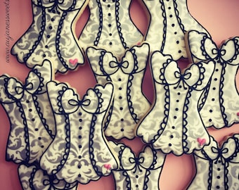 Lingerie cookies | Etsy