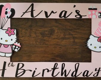 Hello kitty photo booth prop | Etsy
