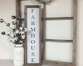 Vertical sign | Etsy