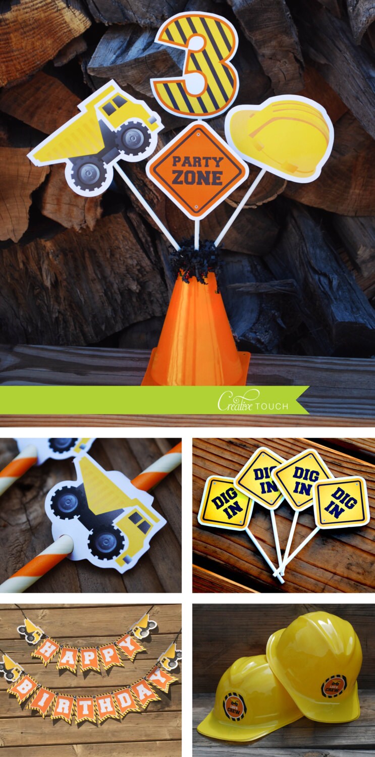 Construction Centerpieces Construction Tools Dump Truck