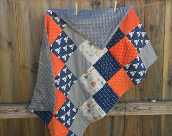 Patchwork blanket | Etsy