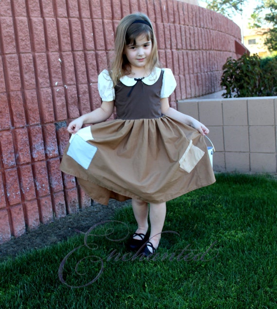 Items similar to Snow White Rags Dress Disney Princess Size 3t Costume ...