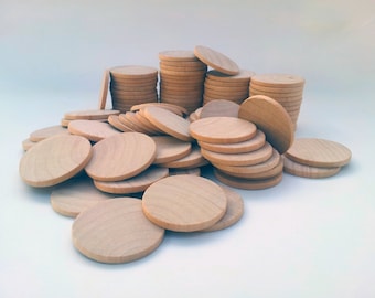 Ronde houten schijven | Etsy