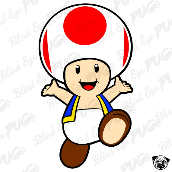 Toad SVG Layer, Mario brothers,... - Your Temple Stories