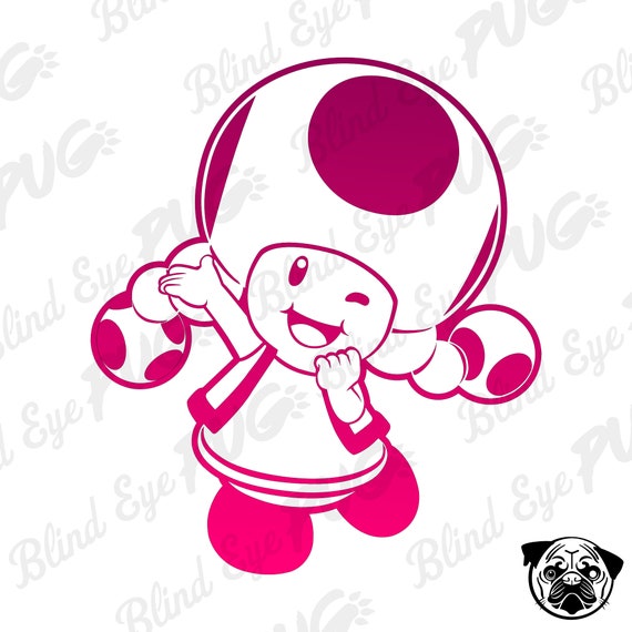Toadette SVG Flat, Mario brothers,... - Your Temple Stories