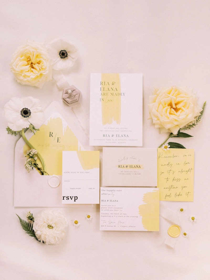 20 Best Wedding Invitations for Every Wedding Style on Etsy | Etsy